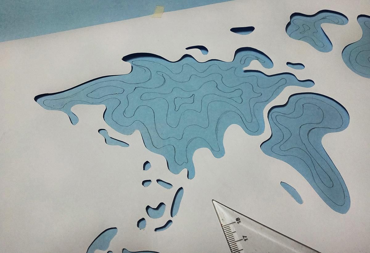 Topographic World Map Art : 11 Steps (with Pictures) - Instructables