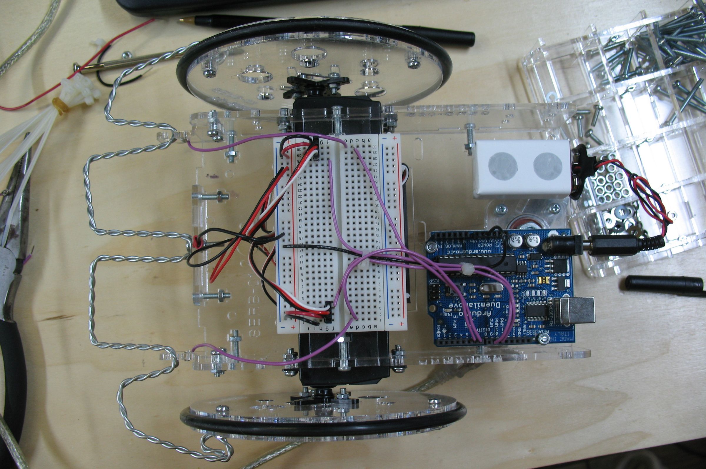 Add Obstacle Detecting Whiskers to Your Robot : 6 Steps - Instructables