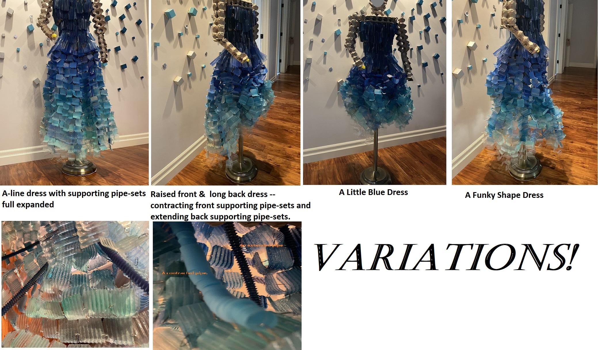 Shape Changing Dress From 25+ Recycled Plastic Food Boxes (Paco Rabanne ...