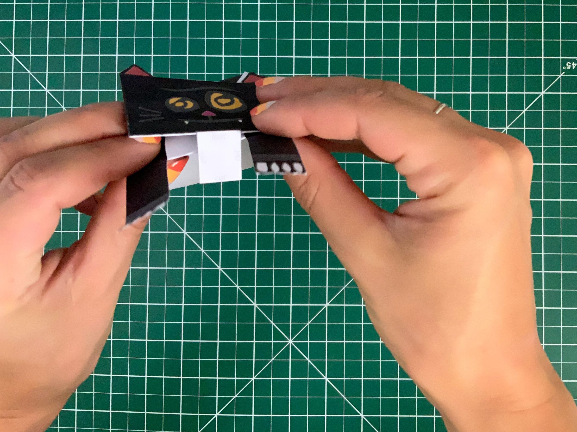 Free Halloween Black Cat-A-Pult Papercraft : 8 Steps (with Pictures ...