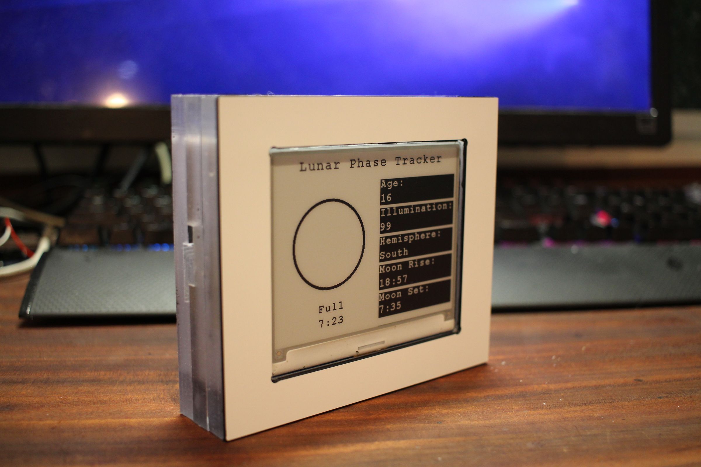 Wireless Lunar Phase Tracker : 6 Steps (with Pictures) - Instructables