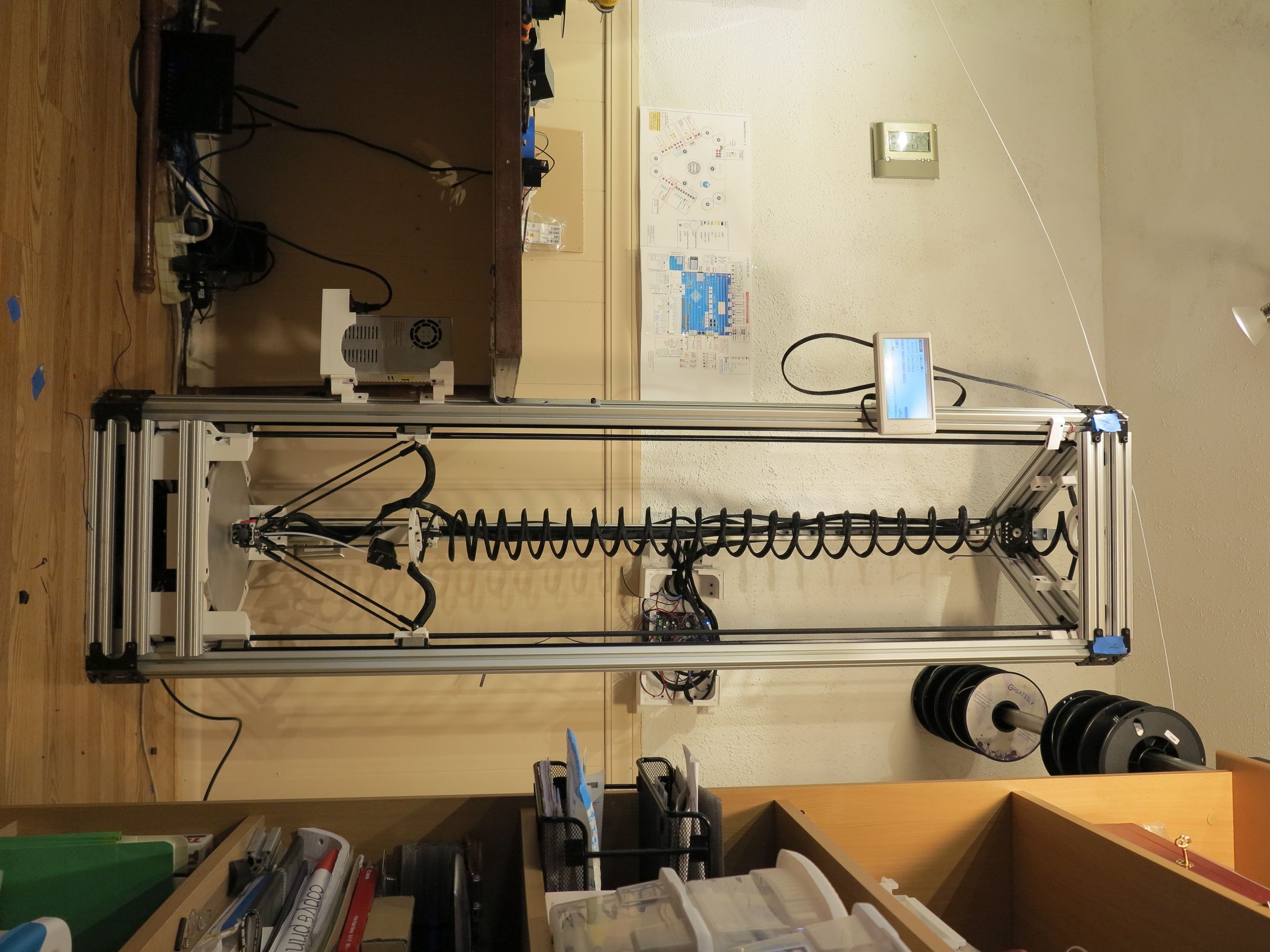 3D Printer the C3Dt/bd (Big Delta) : 21 Steps (with Pictures ...