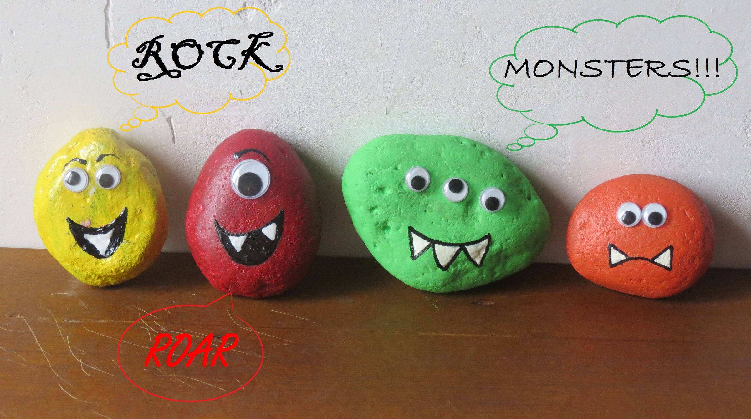 Rock Monsters : 4 Steps (with Pictures) - Instructables