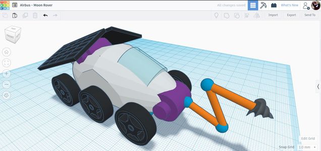 Design a Moon Rover in Tinkercad : 10 Steps - Instructables