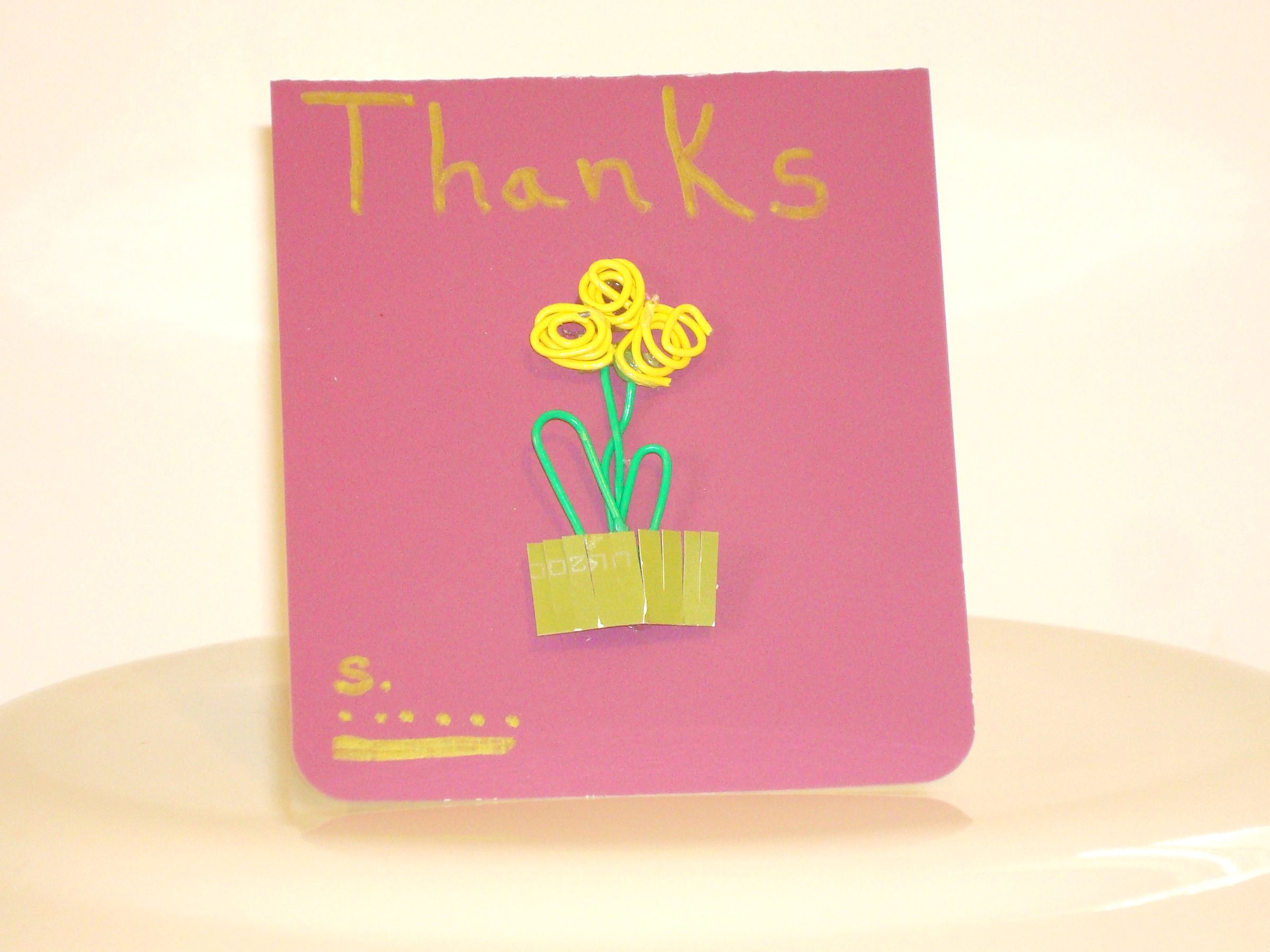 Magnetic Paper Clip Greeting Card and Book Marker : 8 Steps (with ...