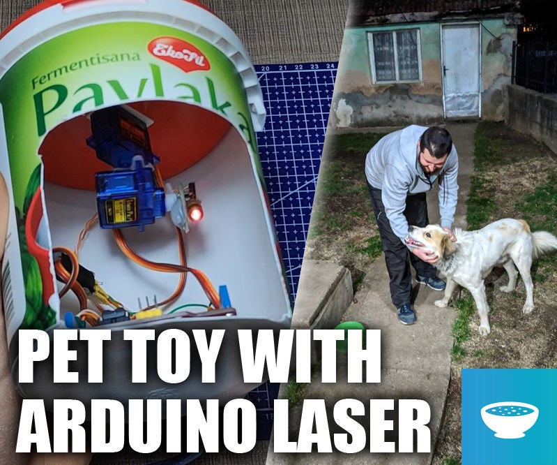 Arduino Controlled Laser Dog Chaser Toy : 6 Steps - Instructables