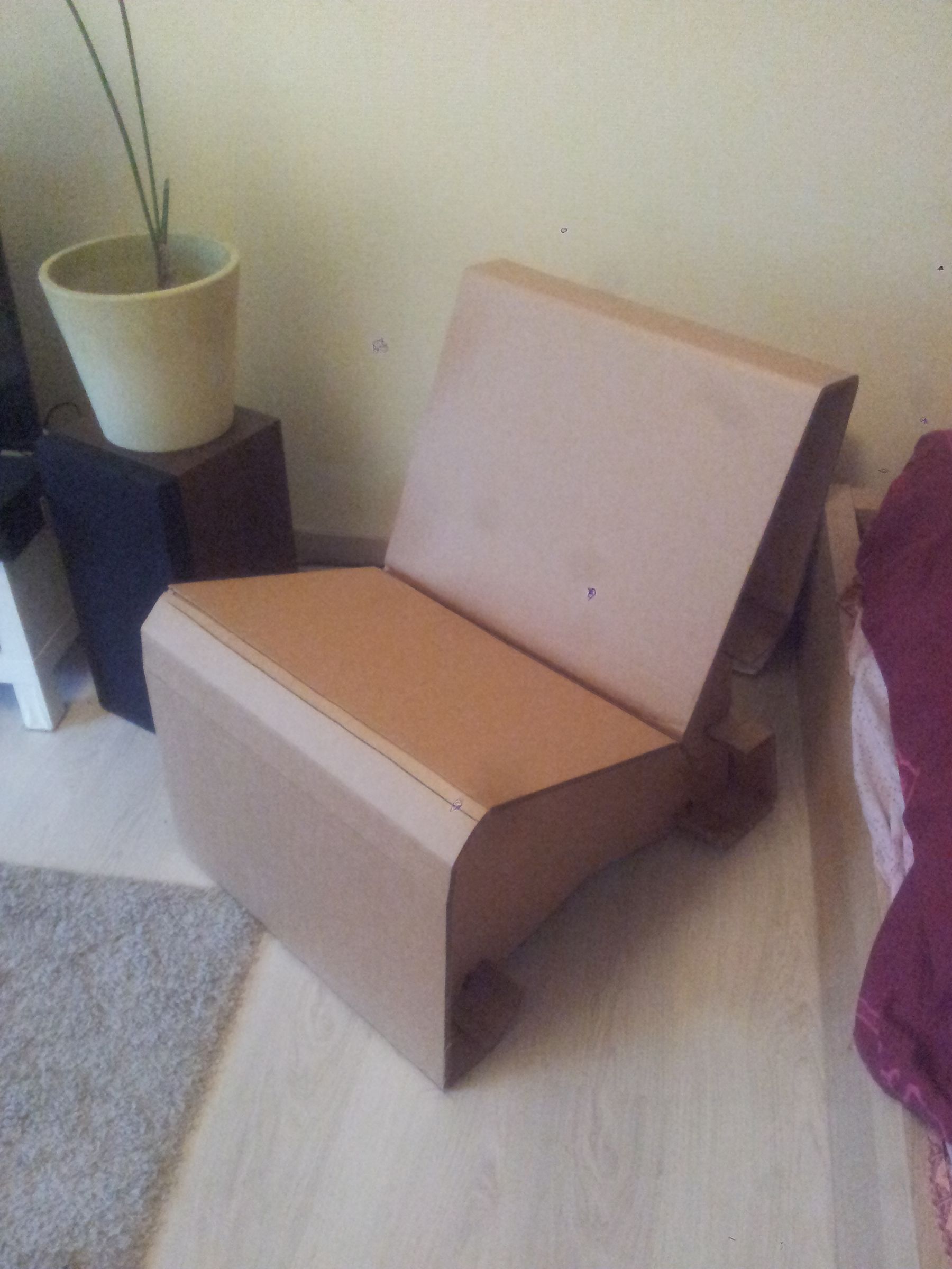 5 Piece Cardboard Lounge Chair : 6 Steps (with Pictures) - Instructables