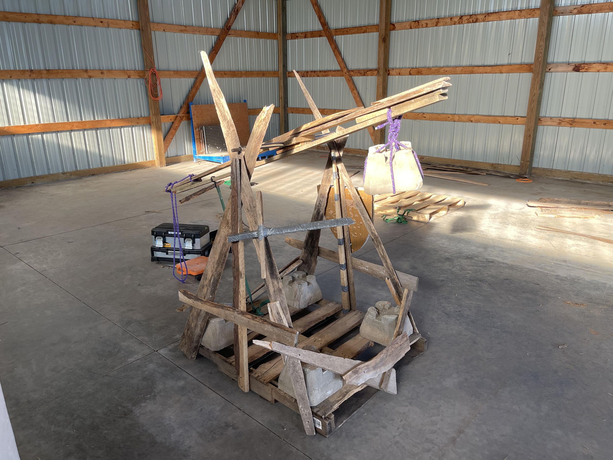 How to Make a Trebuchet Out of Scrap. : 9 Steps (with Pictures ...