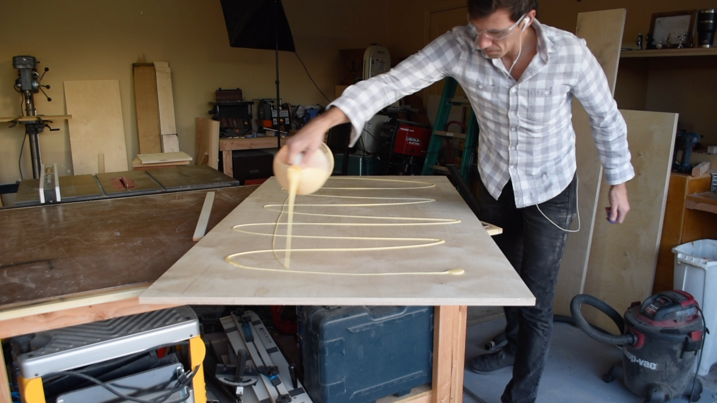 Making High End Furniture From Plywood - DIY Modern Dining Table : 6 ...