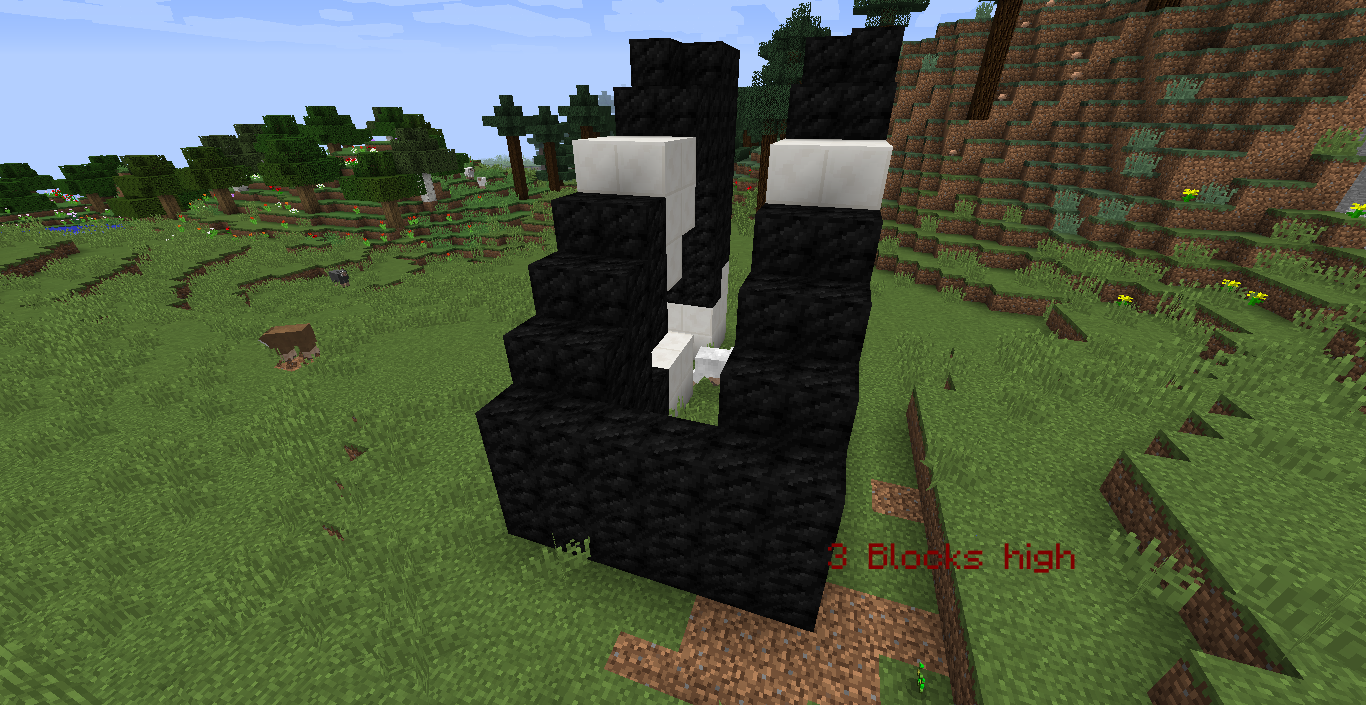 Black Cat Minecraft Statue : 4 Steps - Instructables