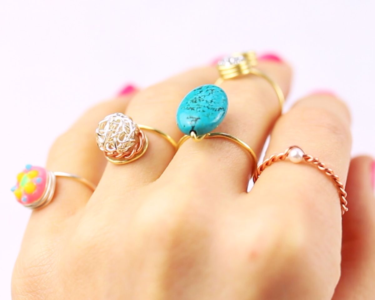 6 DIY Rings | Adjustable & No Special Tools! Easy Rings : 9 Steps (with ...