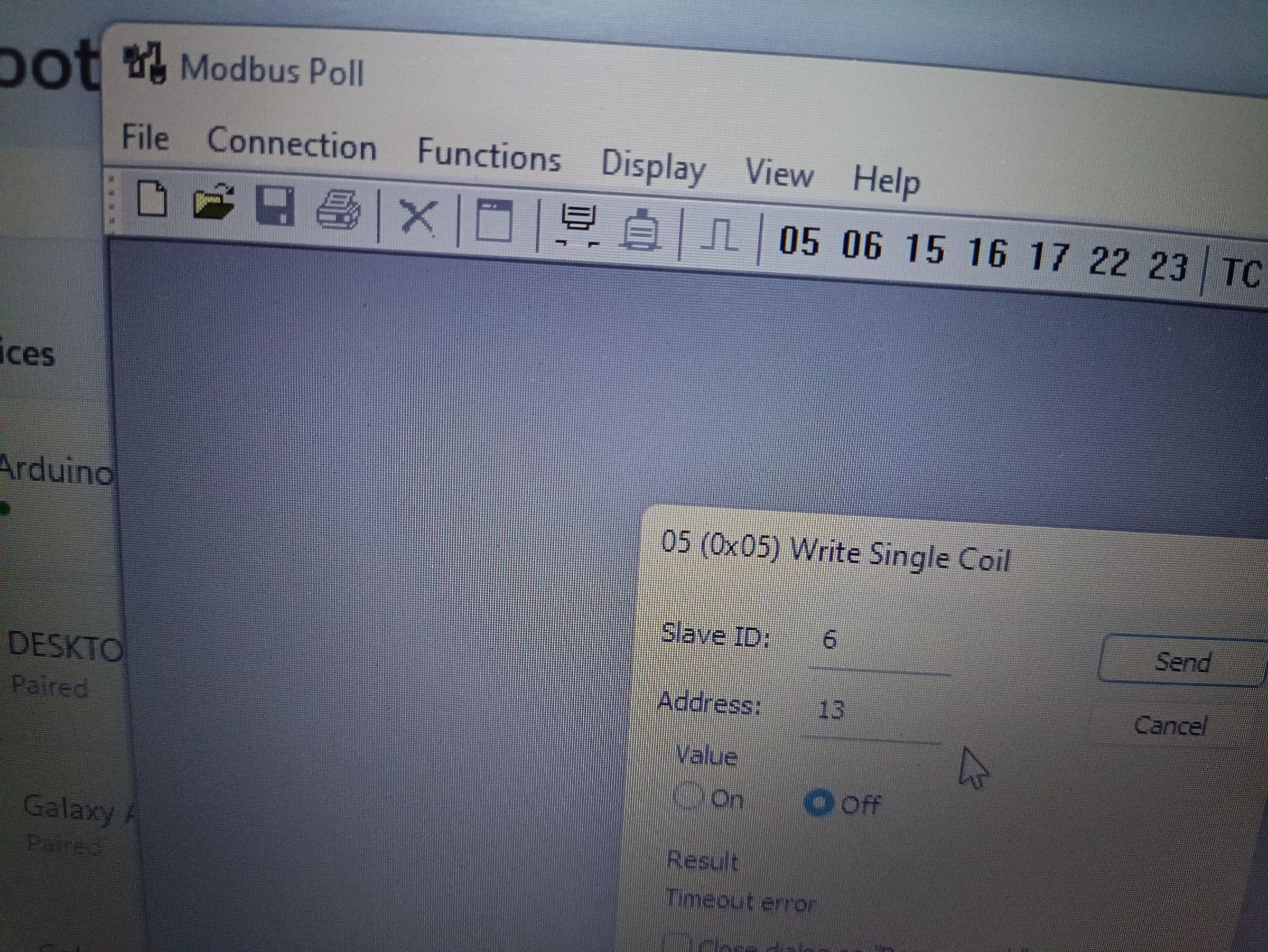 Mobus Over Bluetooth Serial HC05 Modem Controlling Relay Board Using ...