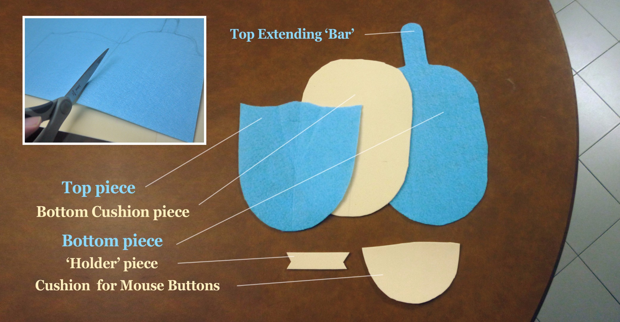 Make a Pouch for Your Wireless Mouse : 7 Steps (with Pictures ...