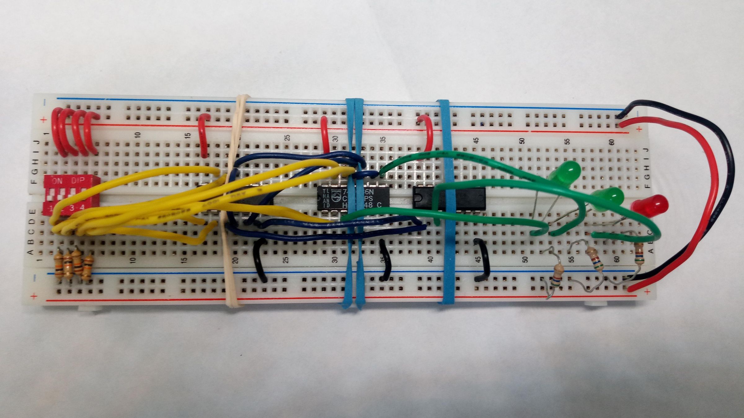 2 Bit Adder Binary and Decimal Calculator : 14 Steps (with Pictures ...