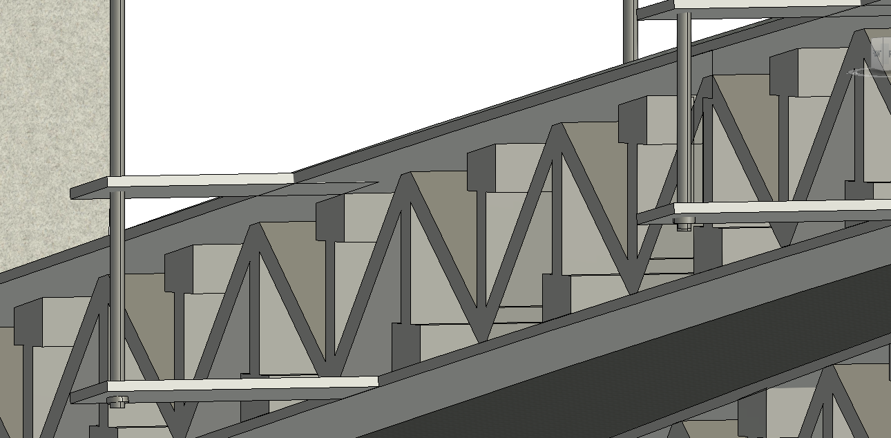 The Victory Bridge (Suspension Pedestrian Bridge Made in Revit) : 8 ...