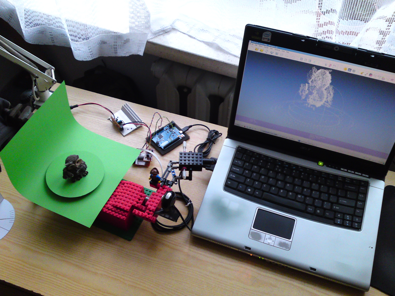 Let's Cook: 3D Scanner Based on Arduino and Processing : 13 Steps (with Pictures) - Instructables