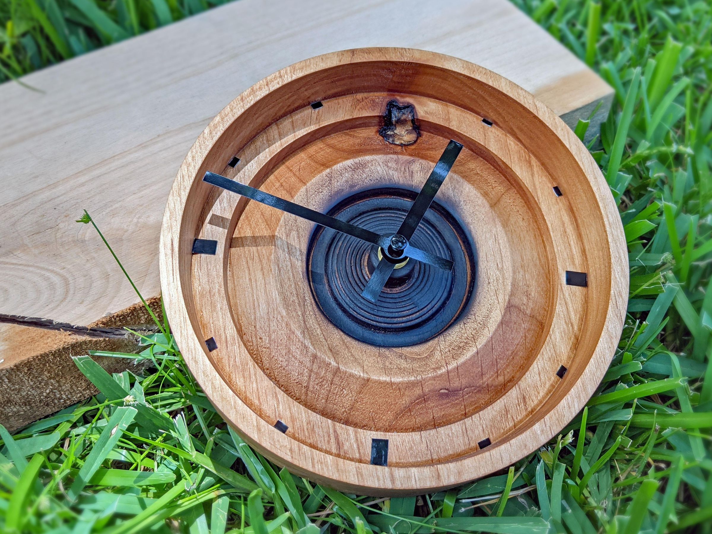 Solid Wood Turned Clock [Working!] : 25 Steps (with Pictures ...
