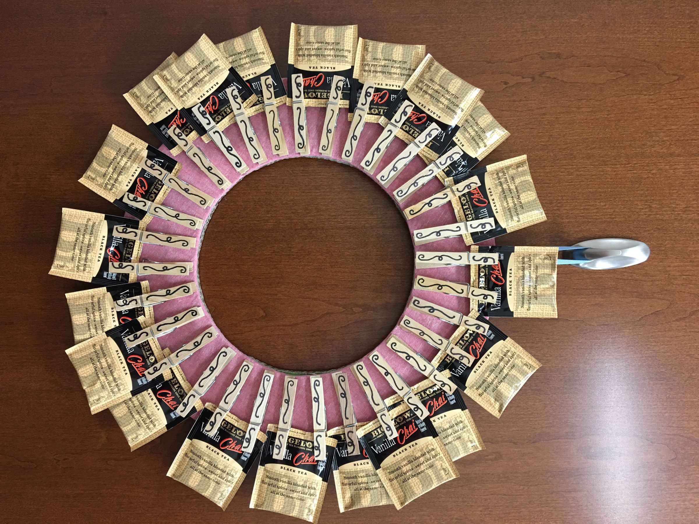 Tea Bag Wreath : 5 Steps (with Pictures) - Instructables