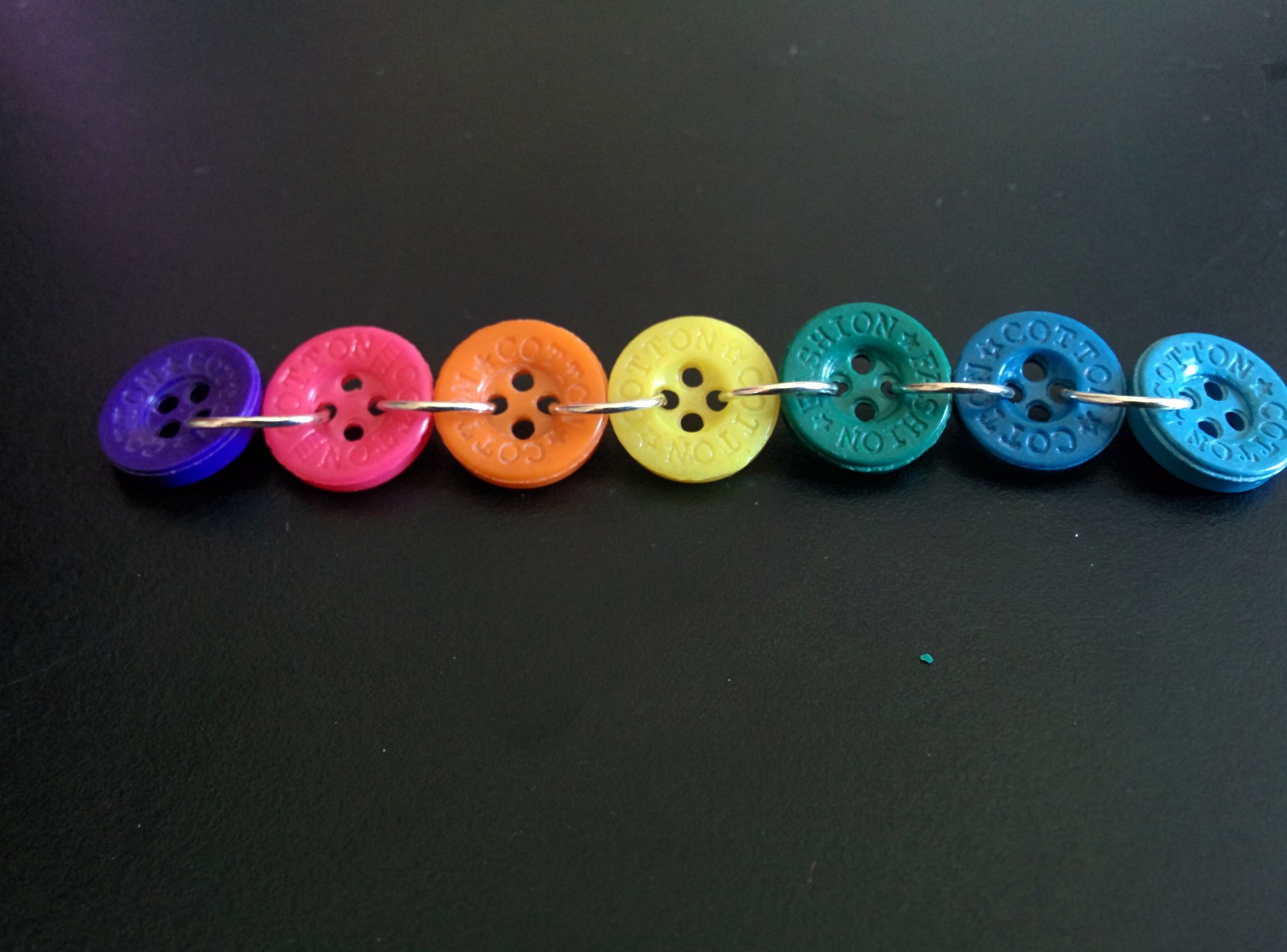 How to Make Rainbow Button Cluster Earrings Easily : 4 Steps (with ...