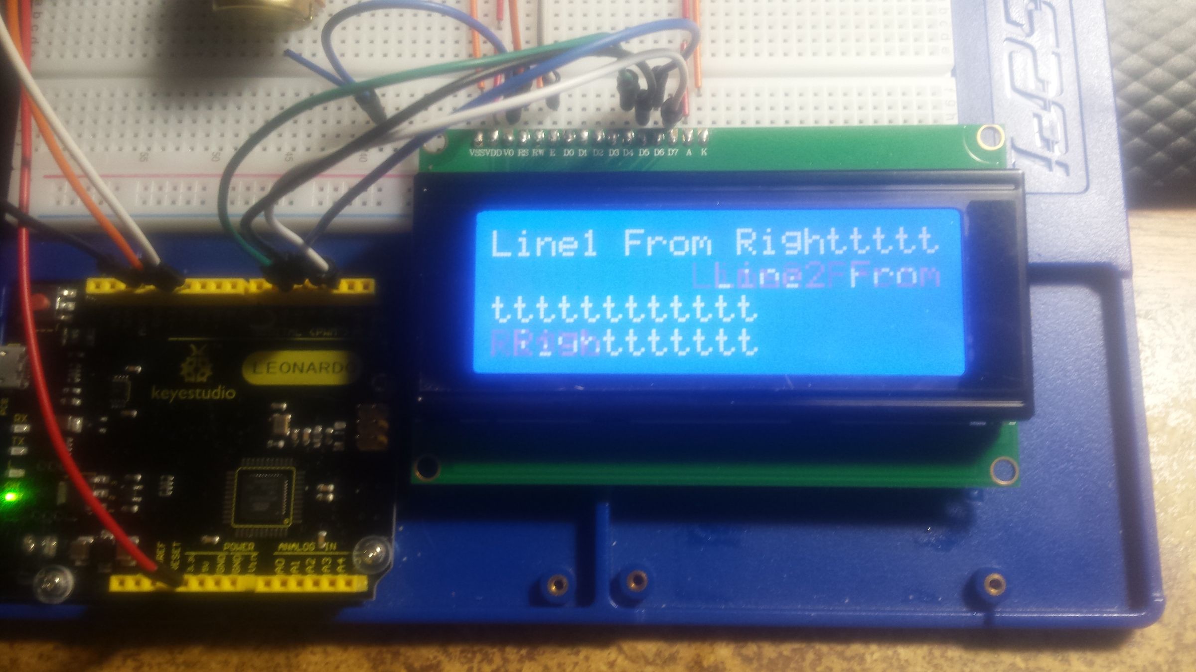 Scroll Single LCD Line : 4 Steps (with Pictures) - Instructables