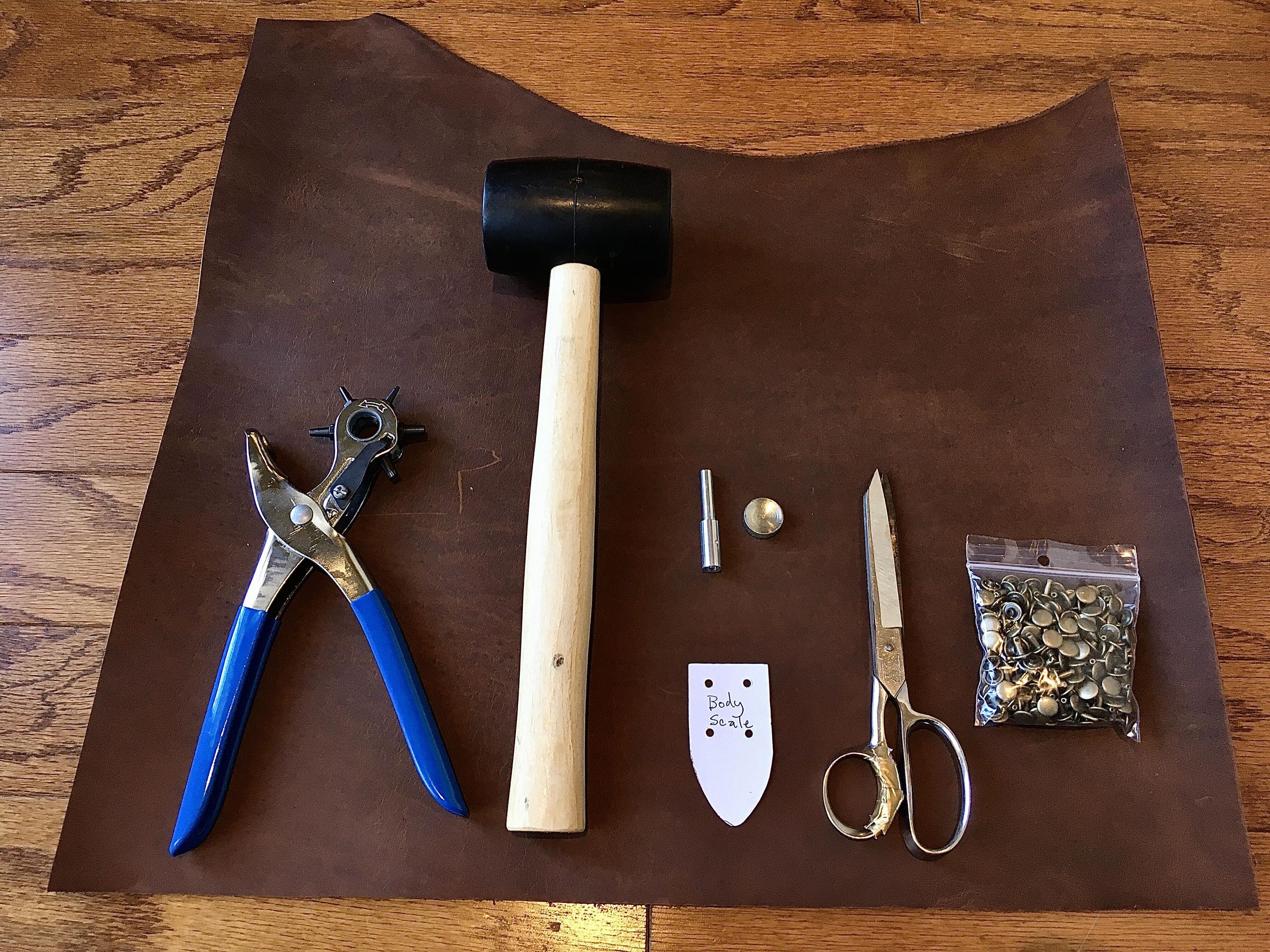 Making Leather Scale Armor