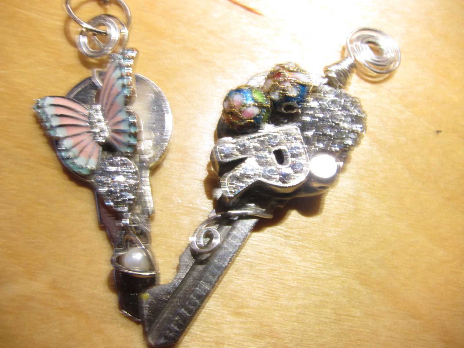 Secret Garden (upcycled) Key Pendants : 4 Steps (with Pictures ...
