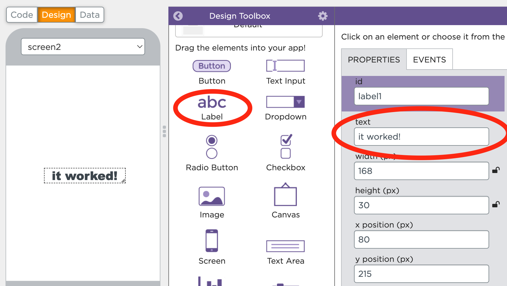 Code.org Block Code Tutorial - Switch From Screens With a Button : 20 ...