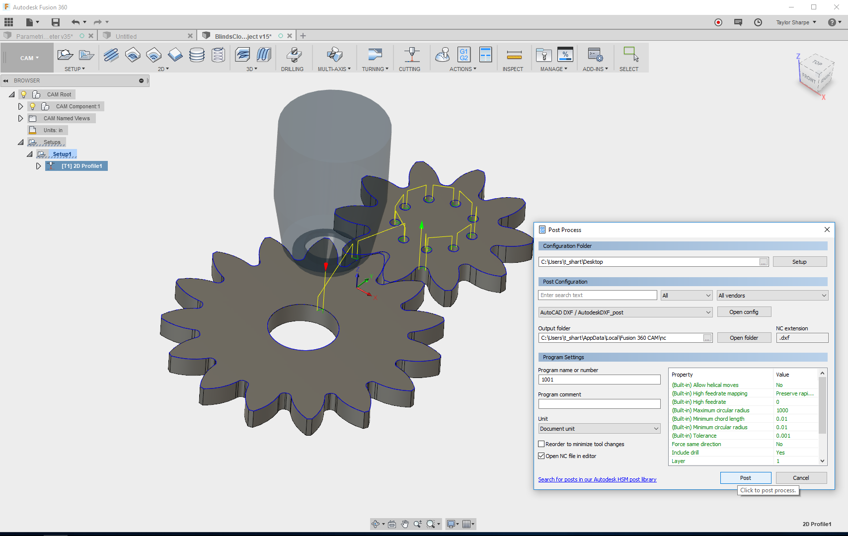 Exporting a .dxf File From Fusion 360 (for Laser, Waterjet) : 3 Steps ...
