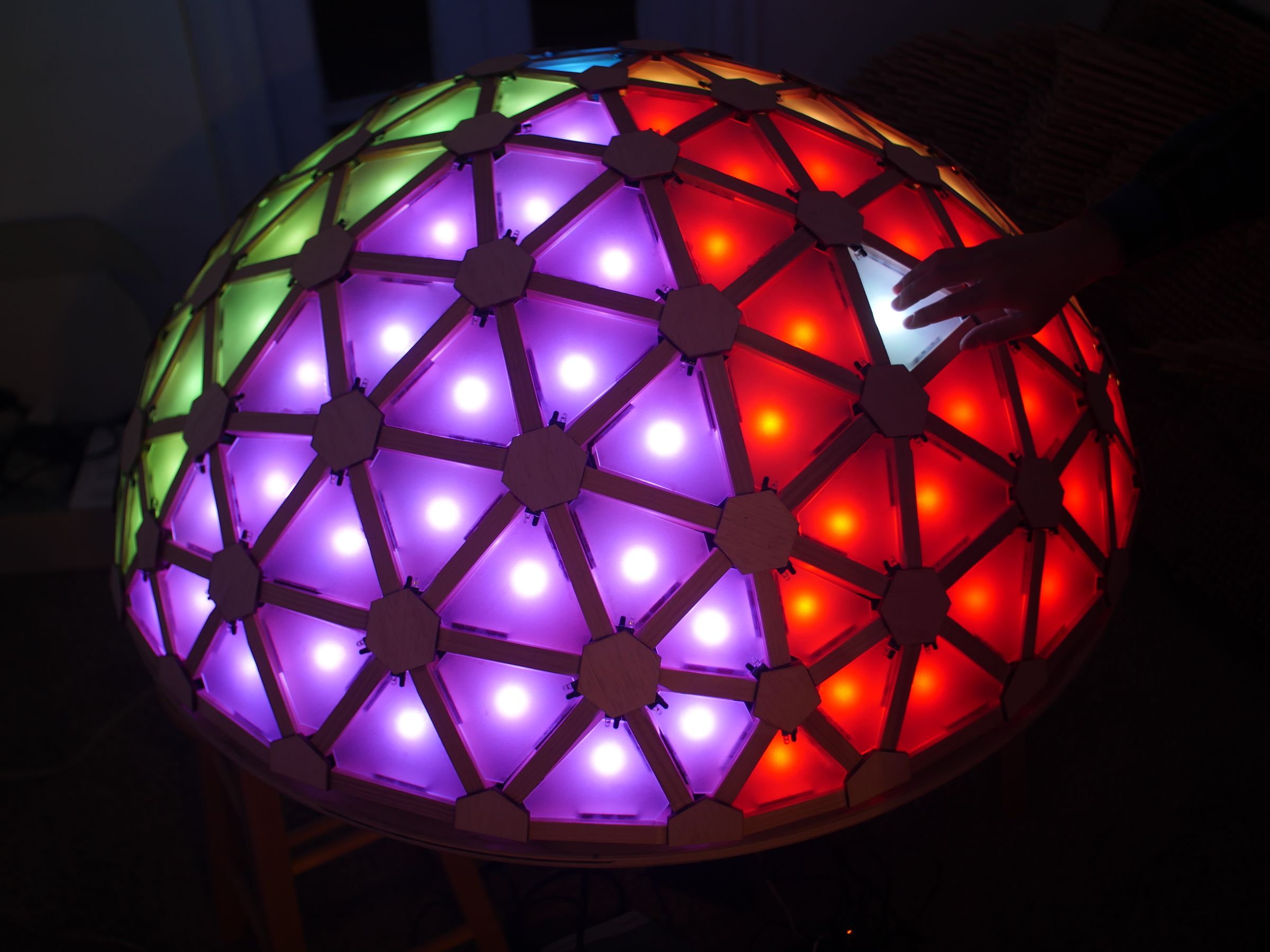Interactive Geodesic LED Dome : 15 Steps (with Pictures) - Instructables