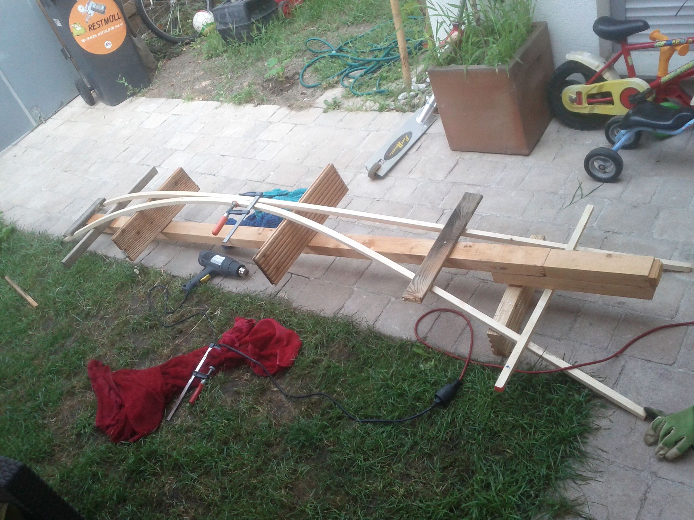 240cm Skin on Frame Sailing Pram With Mirage Drive : 7 Steps (with ...