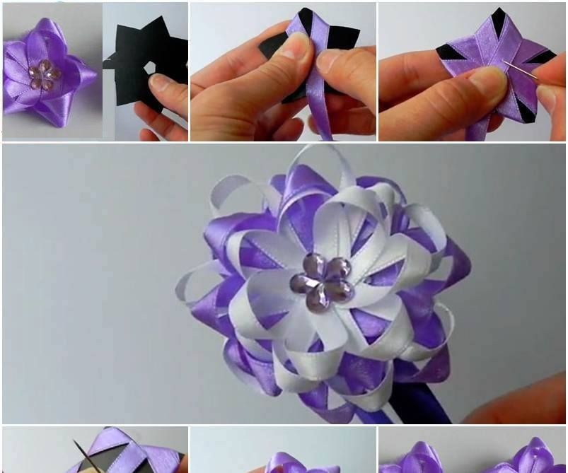 Making Flowers With Ribbon : 6 Steps (with Pictures) - Instructables