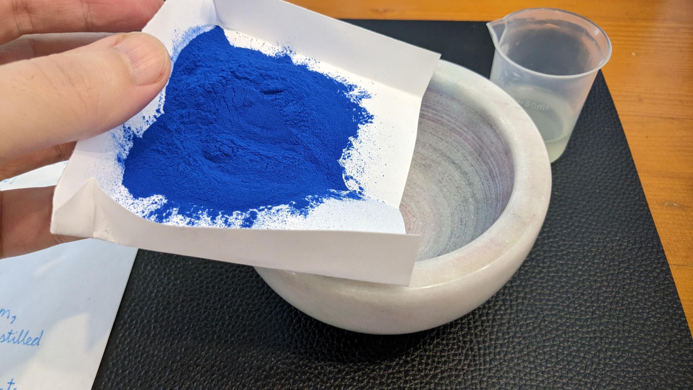 Recipe for a Multipurpose, Biodegradable and Wet-Erase Blue Ink for ...