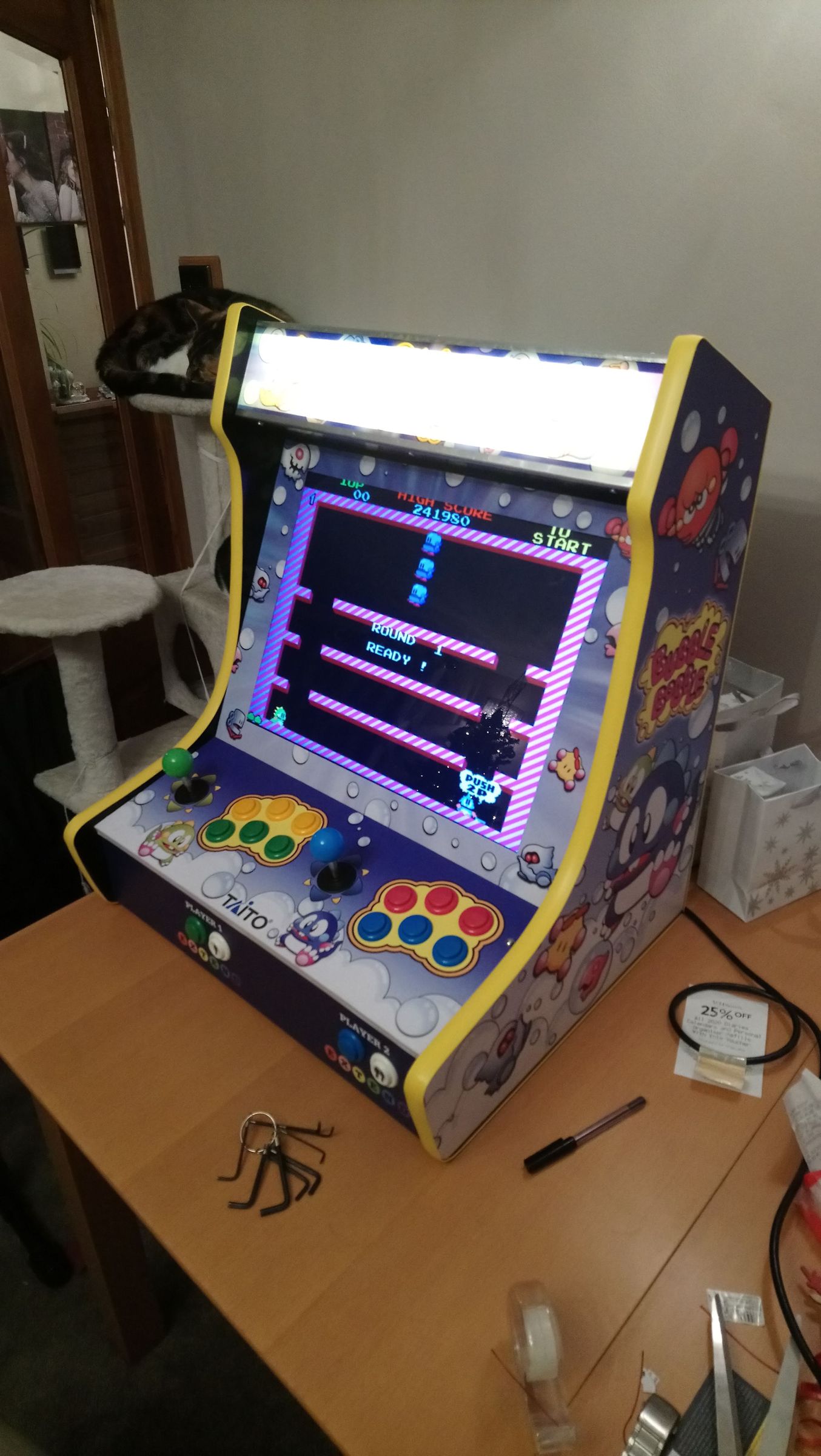 Bubble Bobble Arcade Cabinet (Bartop) : 14 Steps (with Pictures ...