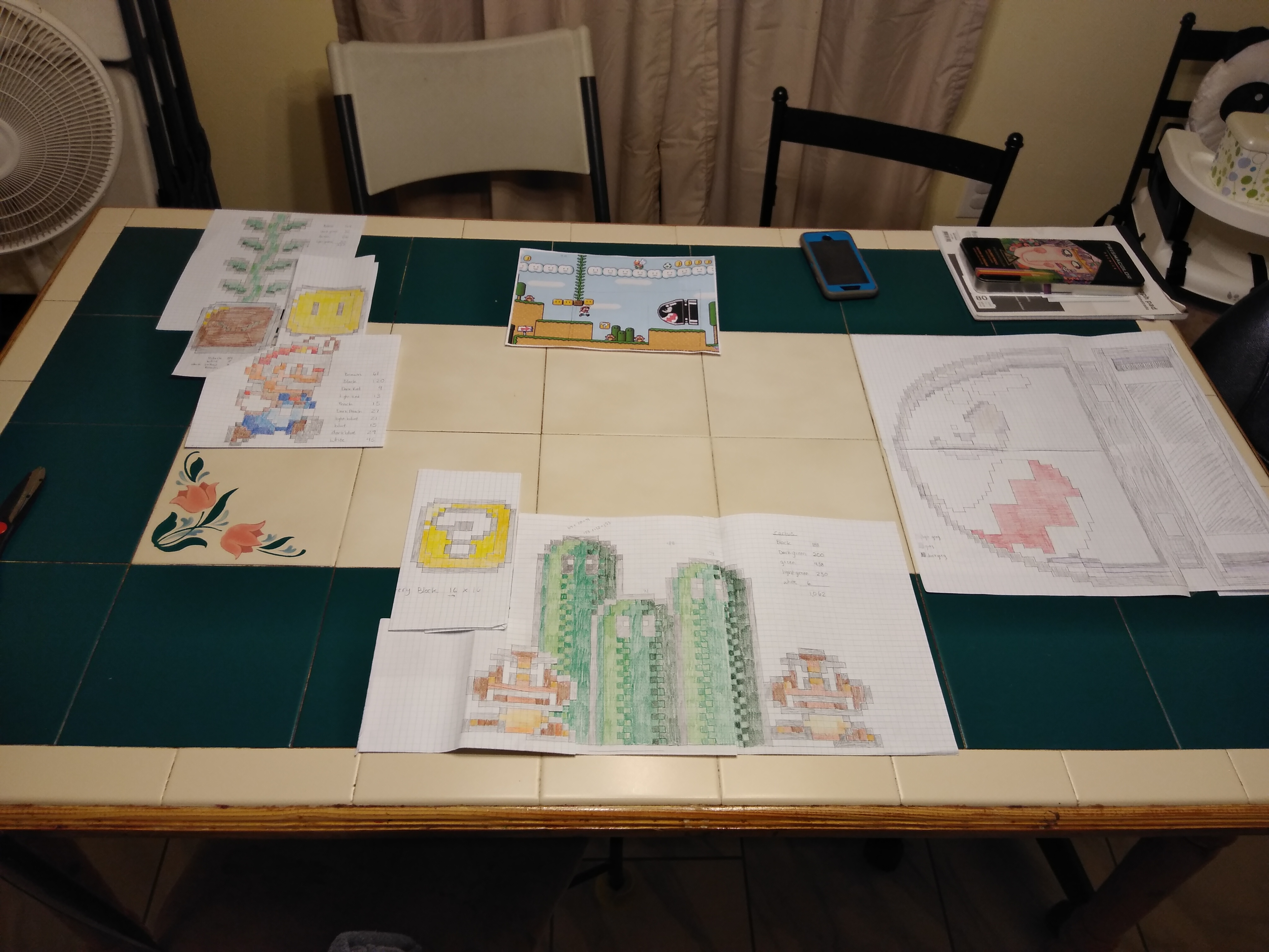 Mario Mosaic Tabletop : 10 Steps (with Pictures) - Instructables