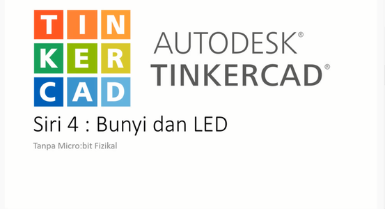 Sound & LED Microbit Using Tinkercad Bunyi & LED Microbit Di Aplikasi ...