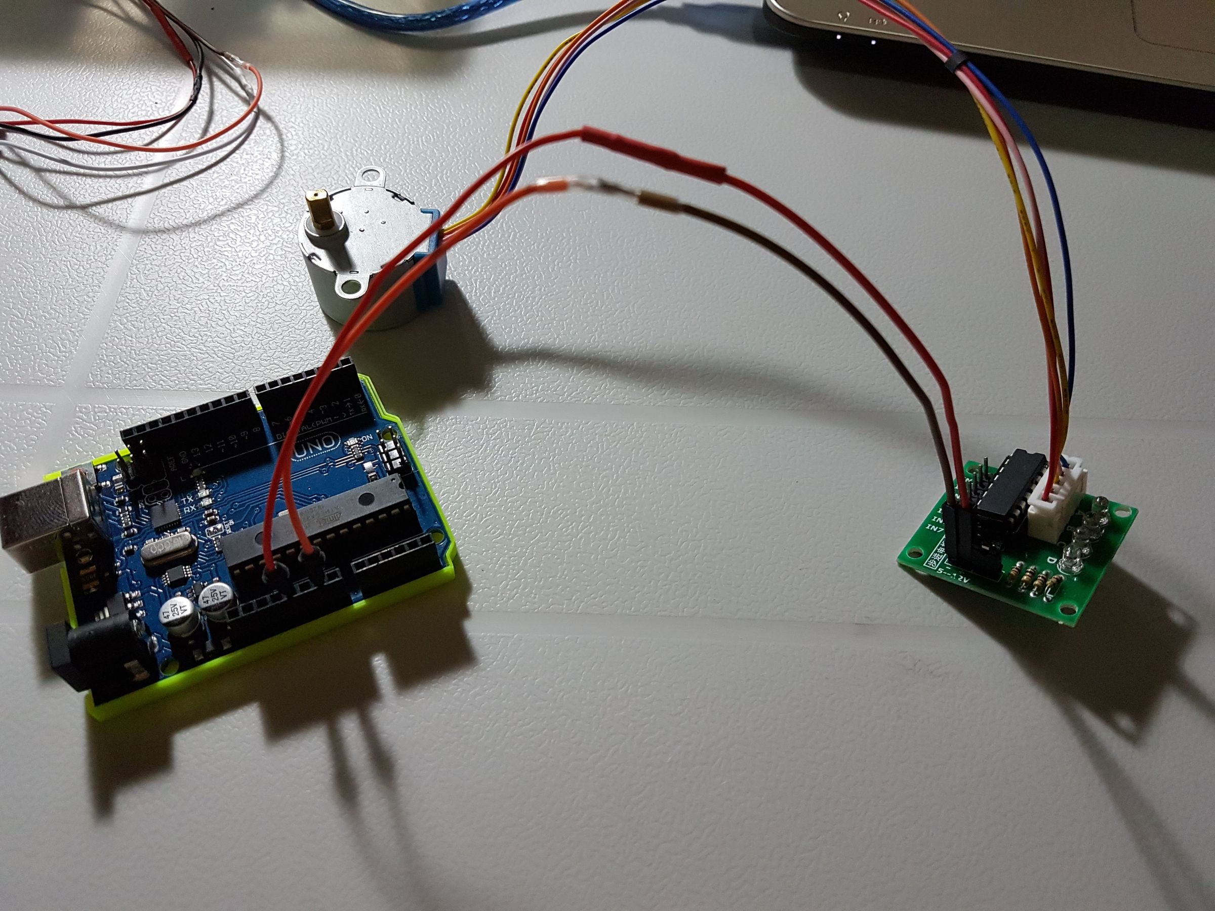 Arduino + Stepper Motor(28BYJ-48) + Motor Driver(ULN2003AN) : 8 Steps ...
