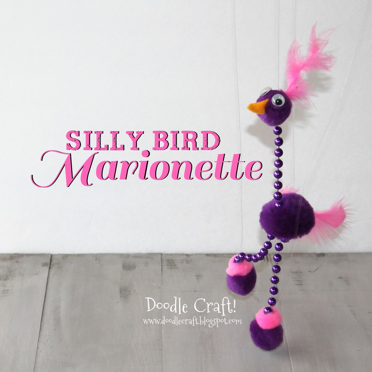 Silly Bird Marionette Tutorial! : 7 Steps (with Pictures) - Instructables