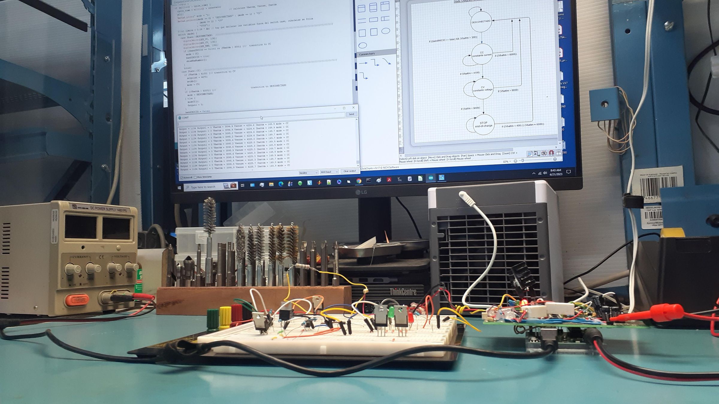 Programming a Lithium-ion Battery Charger Using a Finite State Machine ...