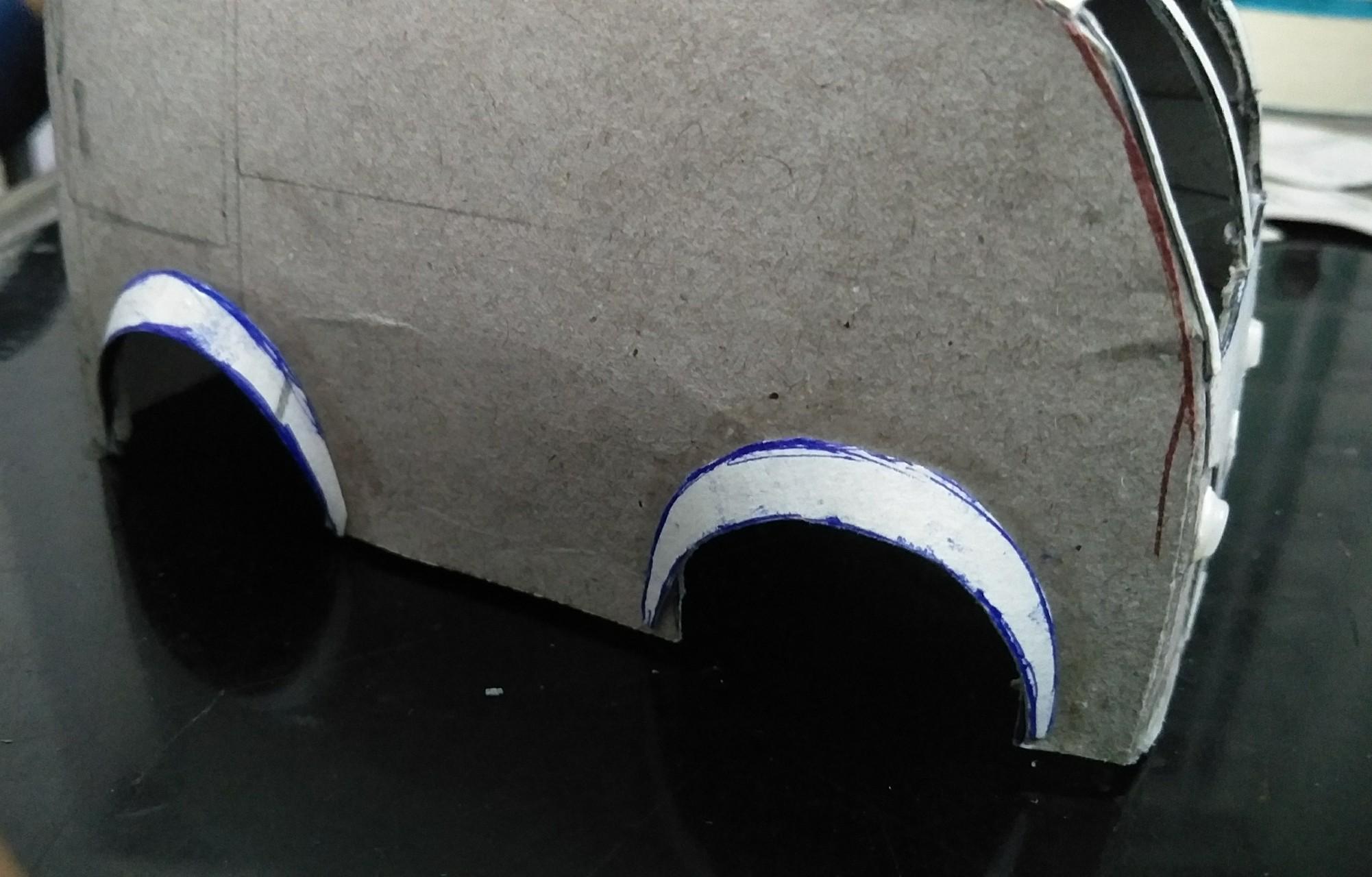 VW Mini Bus Model From Cardboard Box : 7 Steps (with Pictures ...