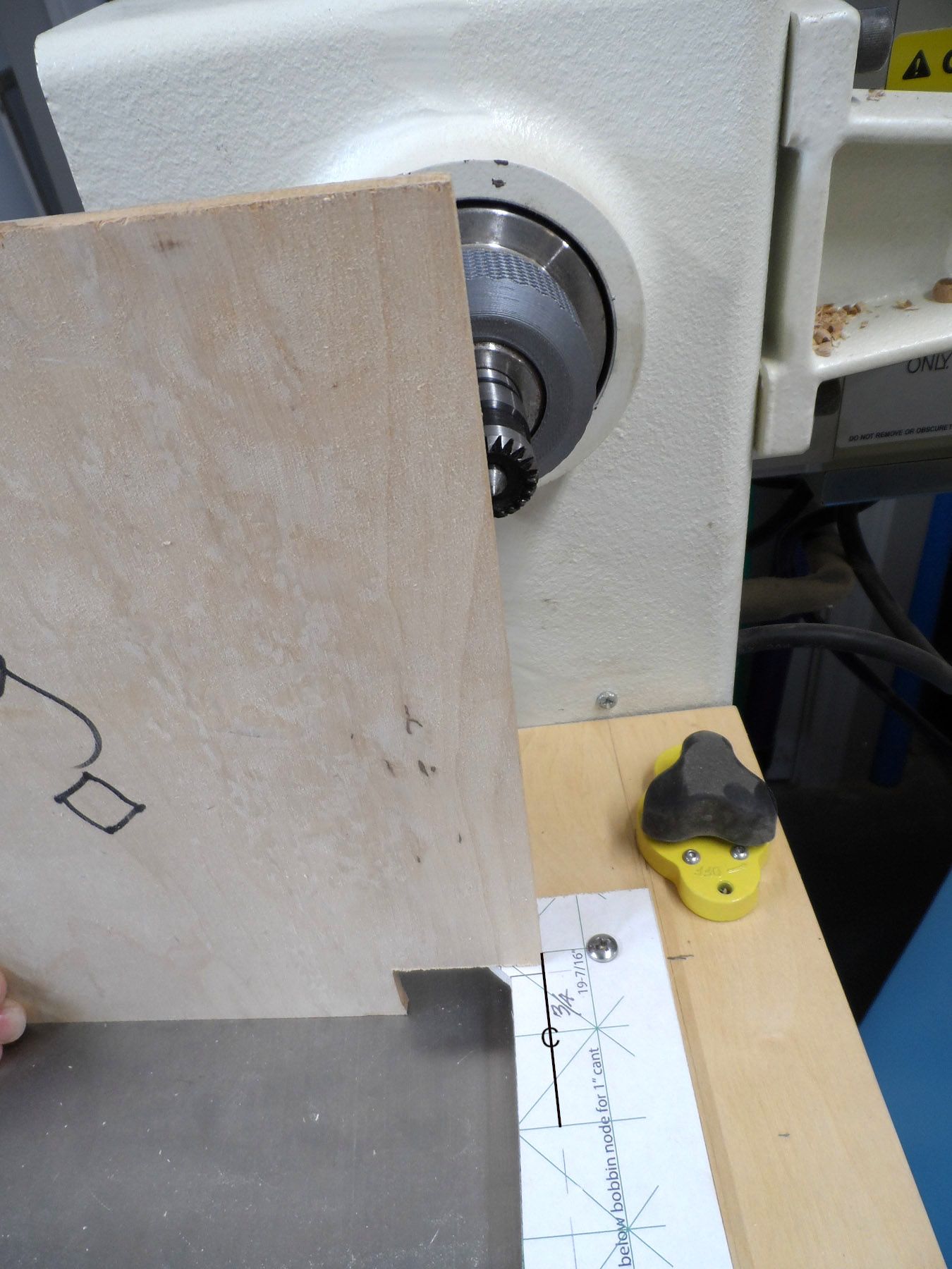 Wood Lathe Duplicator With Angle Grinder : 11 Steps (with Pictures ...