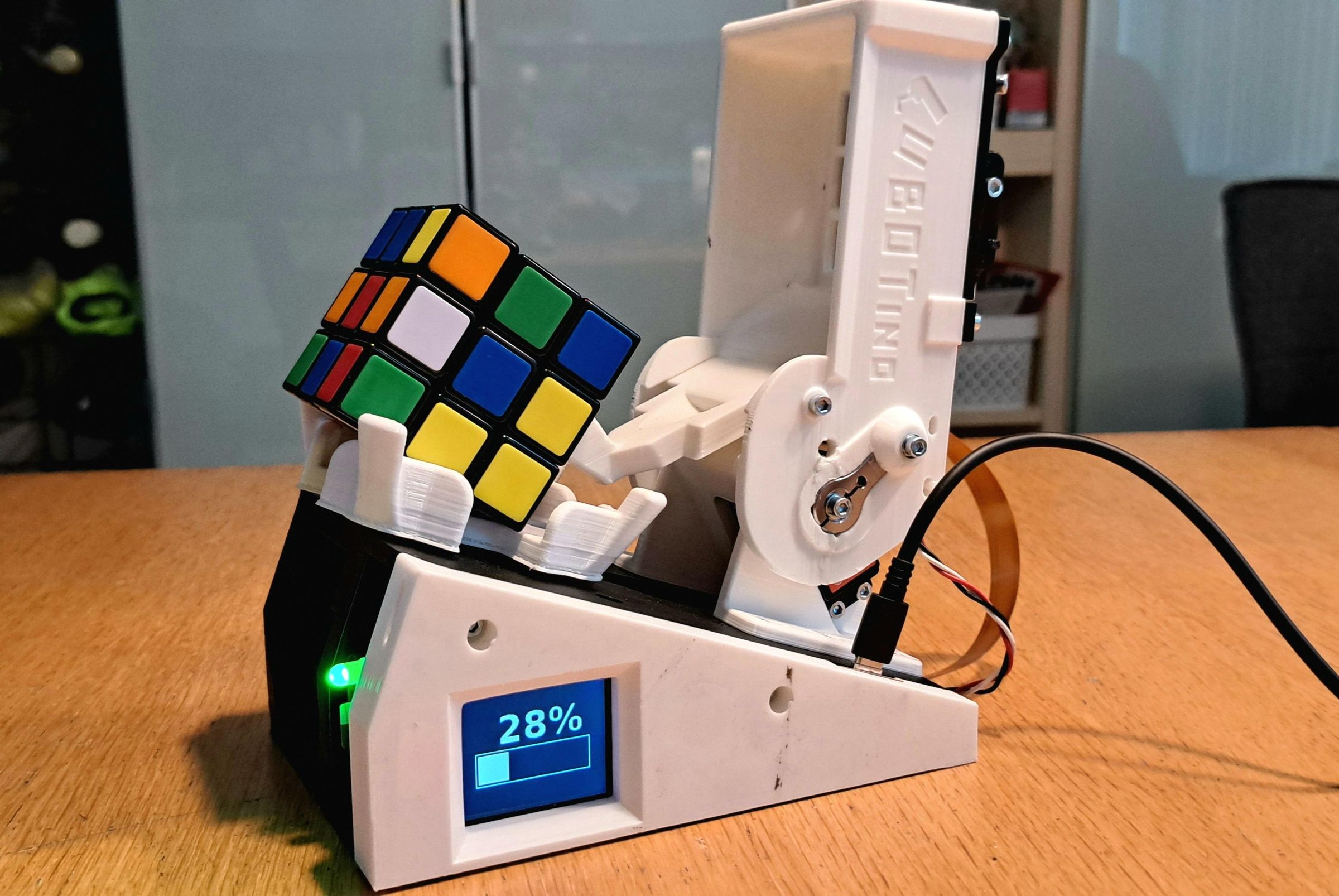 CUBOTino Autonomous: Small, 3D Printed, Rubik's Cube Robot (Raspberry Pi Zero 2, PiCamera) : 12 ...