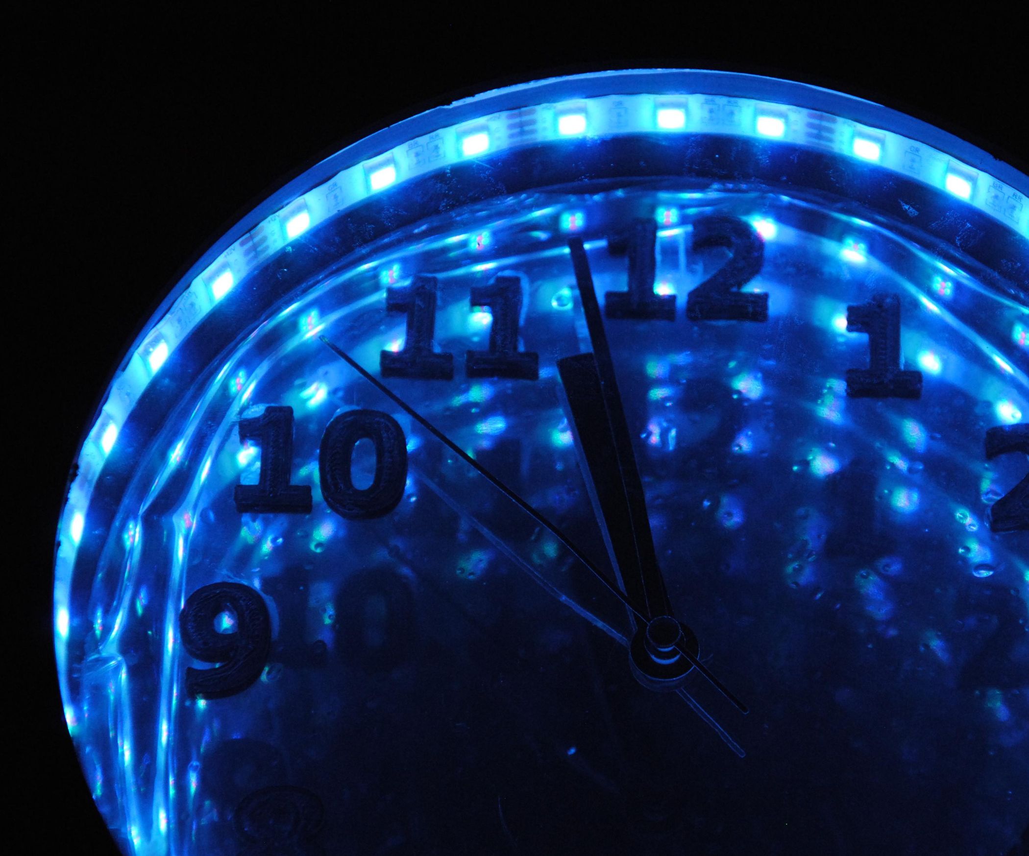 Timeless Clock! Infinity Mirror Clock : 7 Steps (with Pictures ...