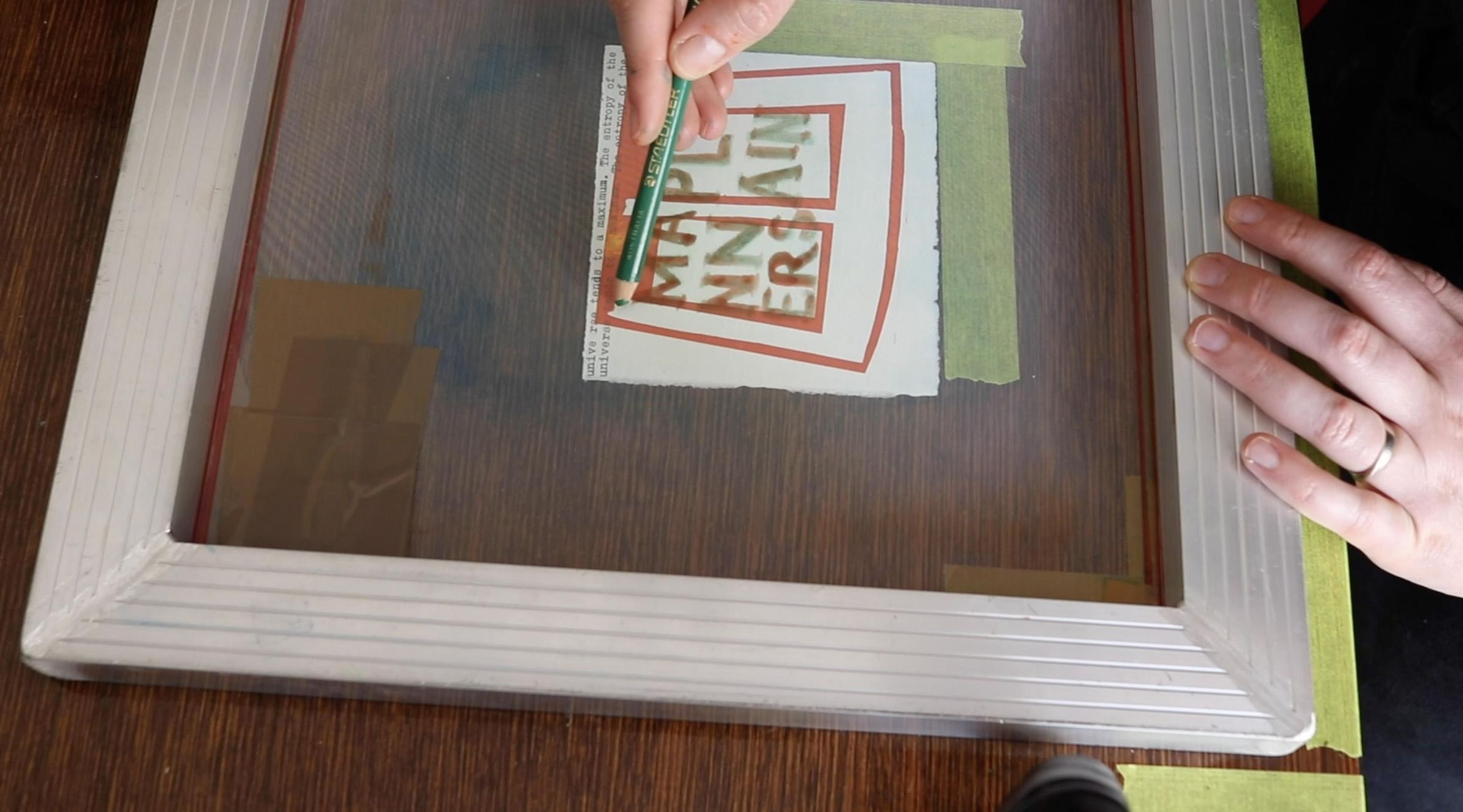 Easy Stencil Screen Printing : 8 Steps - Instructables