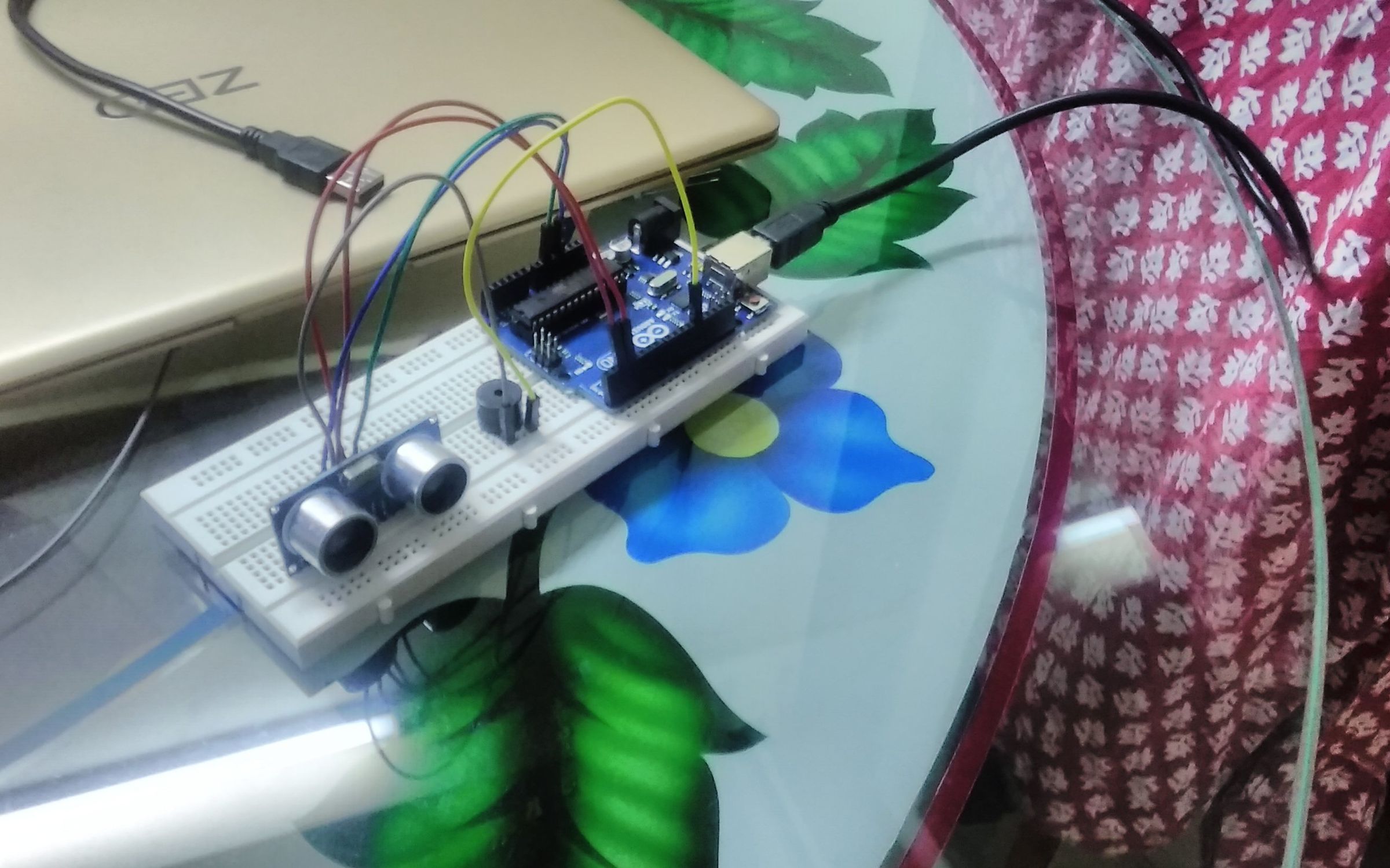 Arduino Ultrasonic Sensor Door Alarm : 4 Steps - Instructables