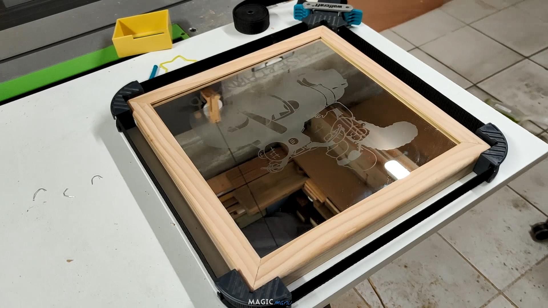 Laser-engraved Illuminated Mirror With Homer! : 10 Steps (with Pictures ...