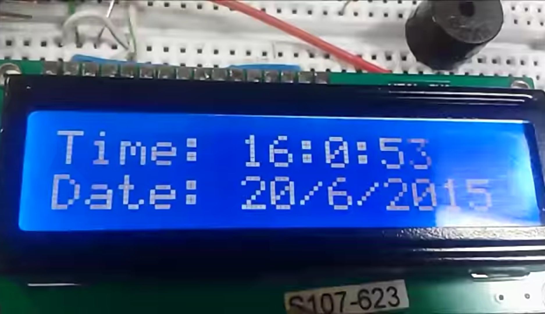 Arduino Based Digital Clock With Alarm Using 1602 LCD : 4 Steps ...