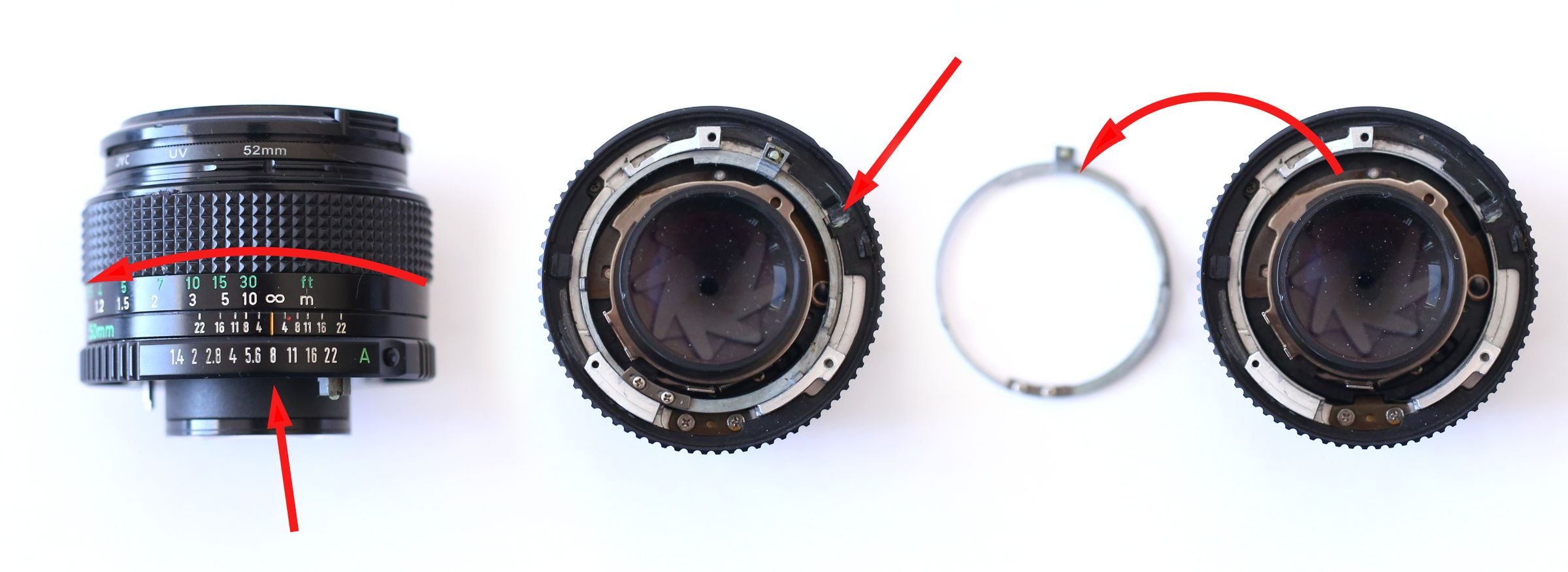 FDn to EF Mod (without Glass) Easy Steps : 9 Steps (with Pictures ...