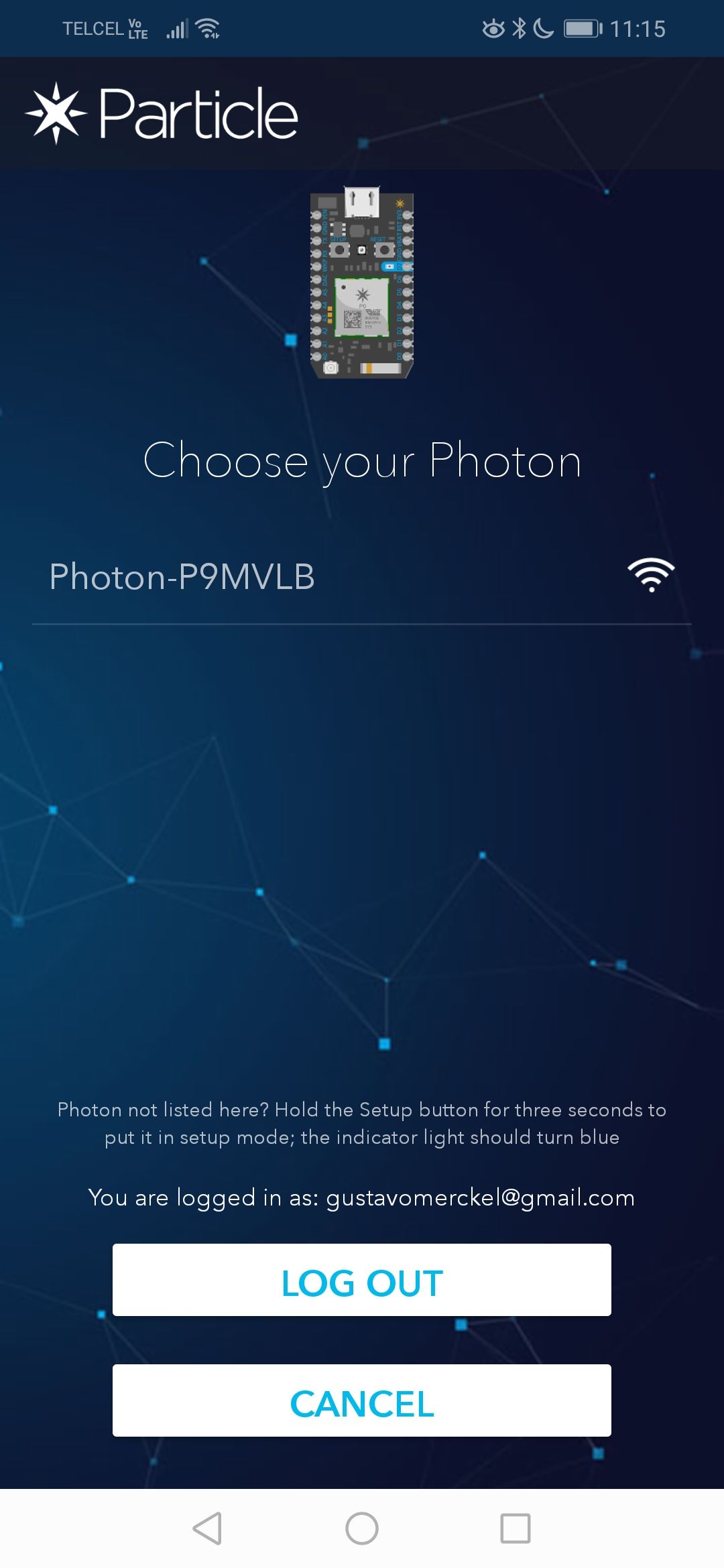 IoT 101:Prendiendo Un LED Usando Blynk Y Photon : 8 Steps - Instructables