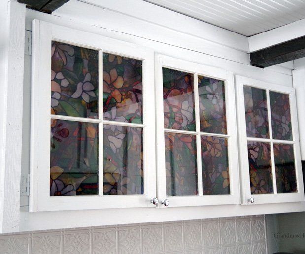 Applying Window Film to My Glass Kitchen Cabinet Doors - Instructables
