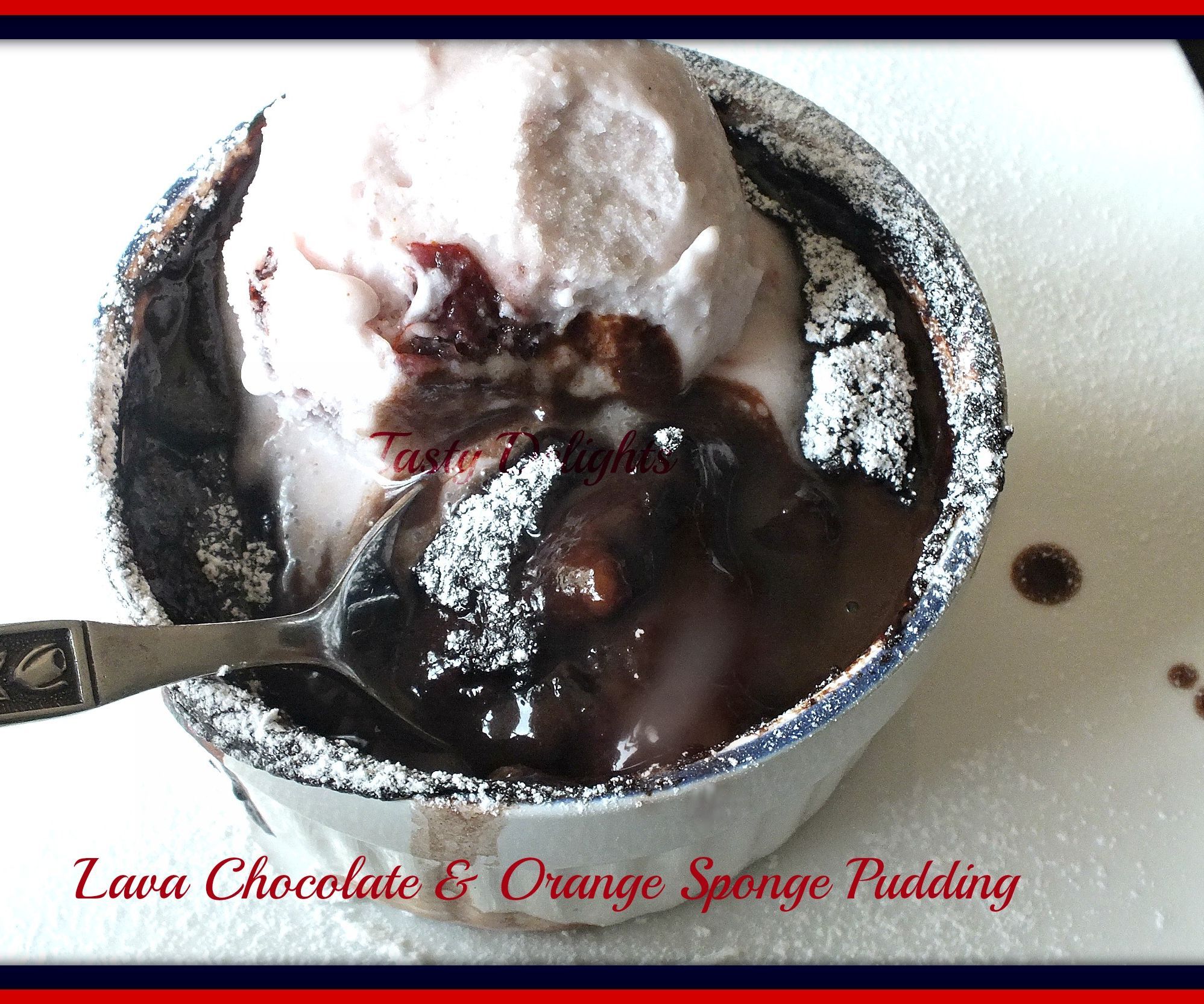 Lava Chocolate & Orange Sponge Pudding : 3 Steps (with Pictures ...